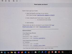 How to load your ebook from bookfunnel - Hamgee University Press